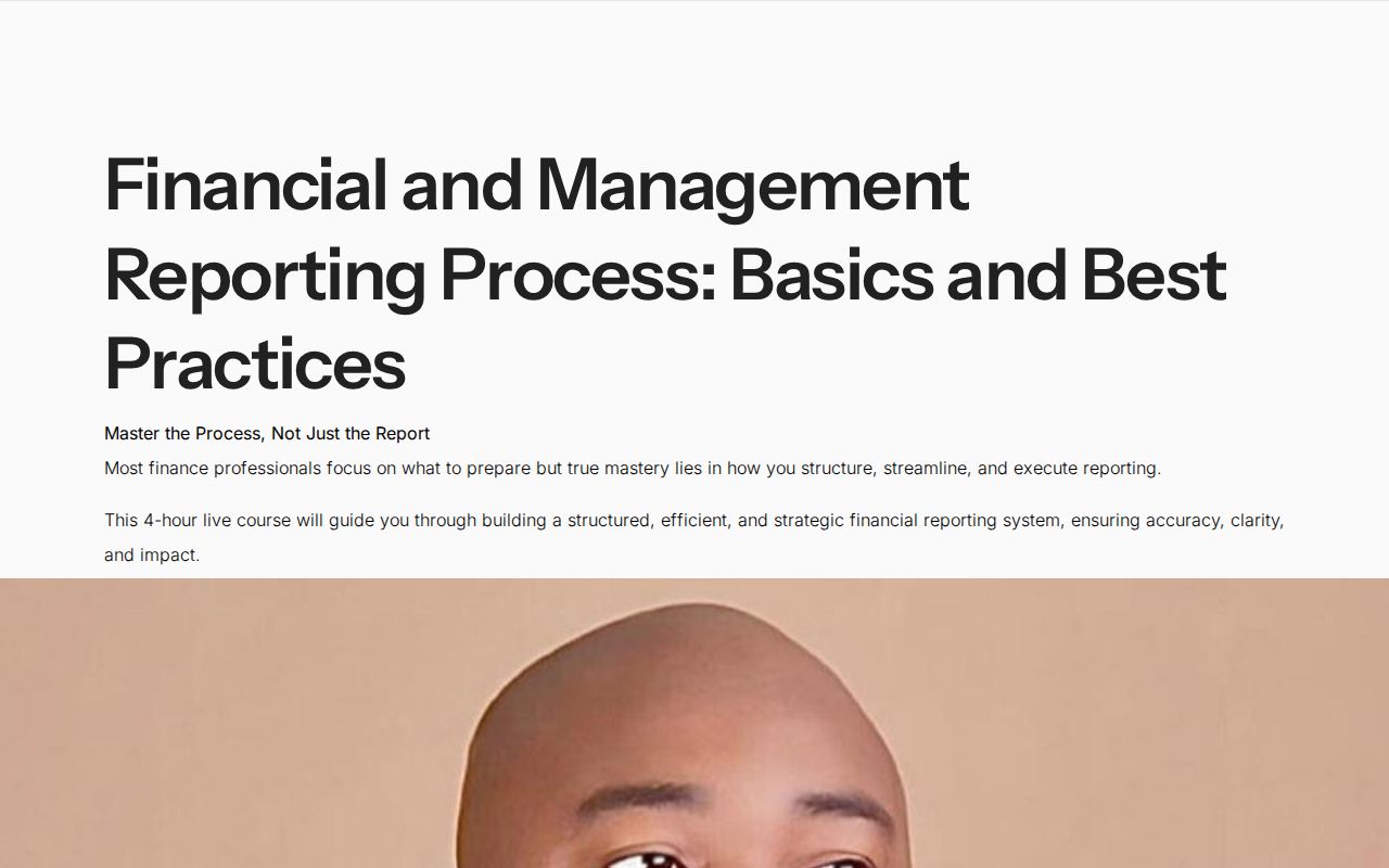 Financial and Management Reporting Process: Basics and Best Practices